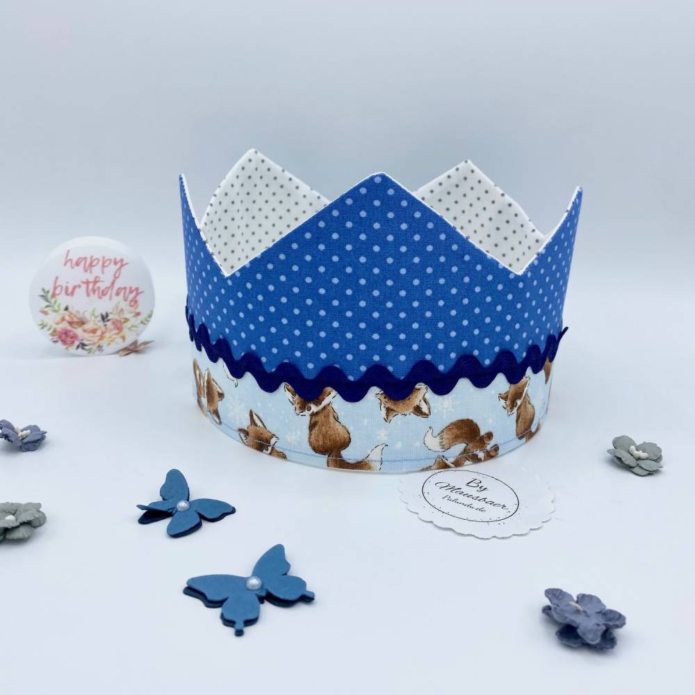 Geburtstagskrone für Kinder , Krone, größenverstellbar