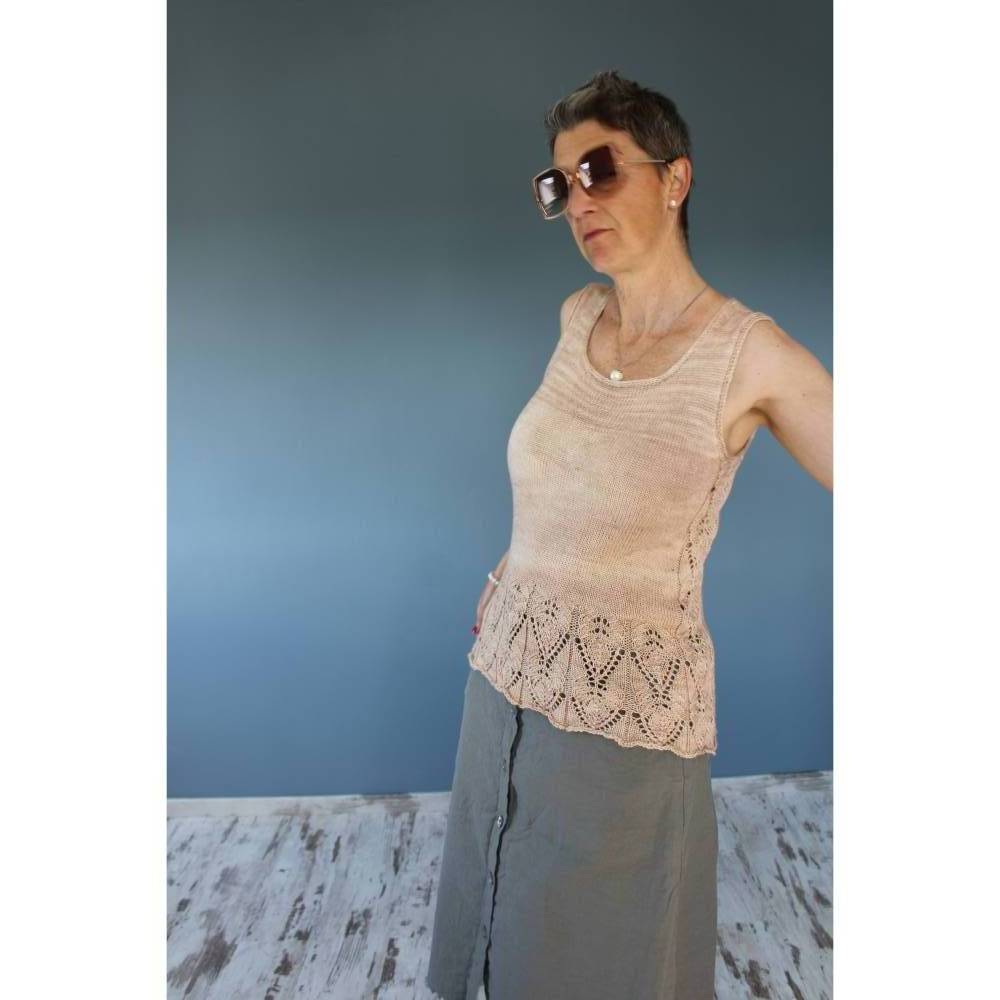 Strickanleitung: Regensburg - Top in 10 Größen stricken