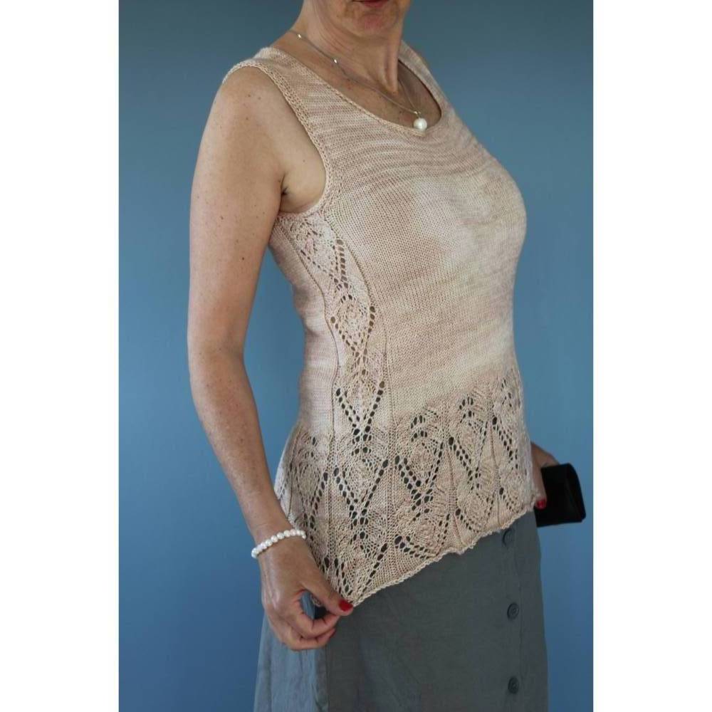 Strickanleitung: Regensburg - Top in 10 Größen stricken