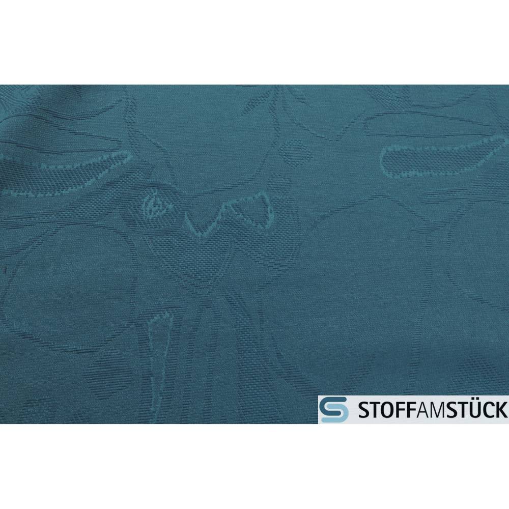 Stoff Baumwolle Polyester Jacquard marine Phantasie Ton in Ton