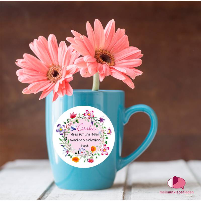 Aufkleber Kindergarten Abschied | Danke, dass ihr uns beim