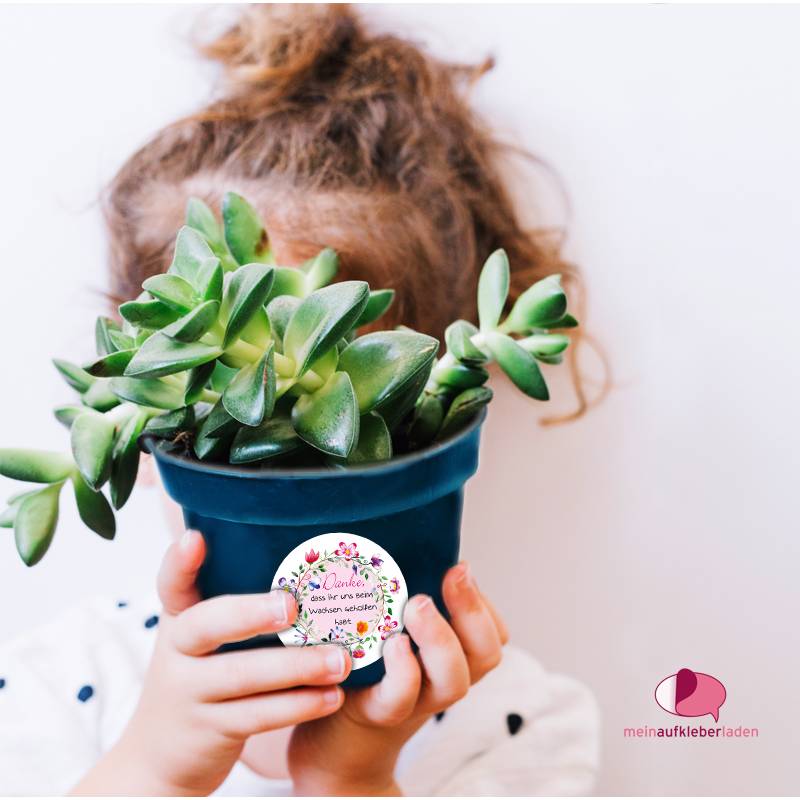 Aufkleber Kindergarten Abschied | Danke, dass ihr uns beim