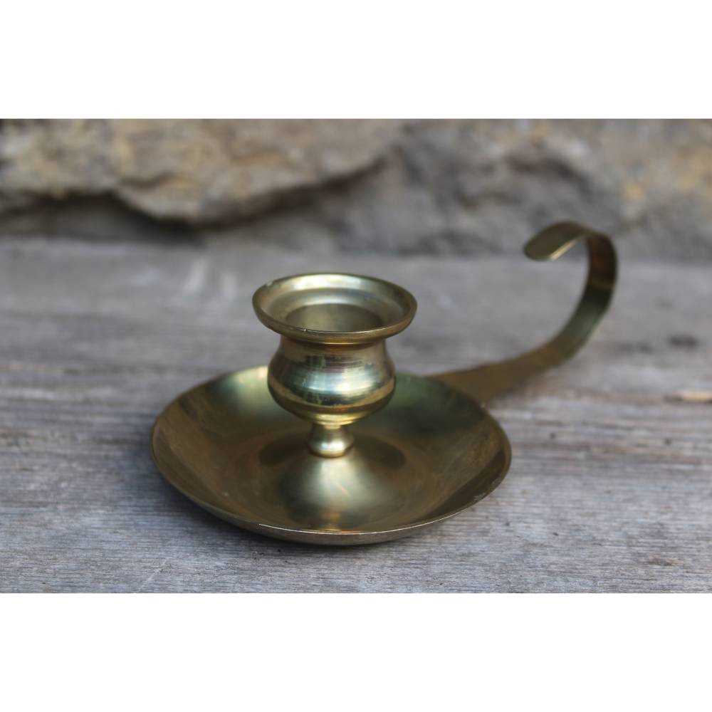 Messing Kammerleuchter Kerzenhalter Kerzenleuchter Kerzenständer Vintage Germany