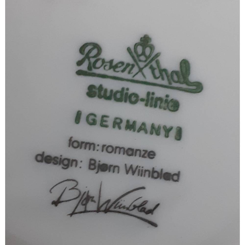 Vintage Porzellan Rosenthal Studio Line Vase Romanze Björn