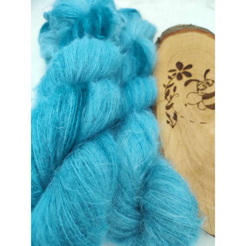 Handgefärbte Wolle Alpaka Suri