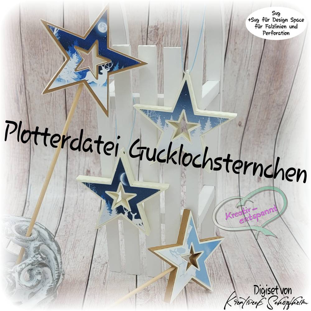 Plotterdatei Gucklochsternchen