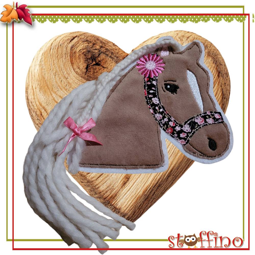 Applikation süsses Pferde Set zur Einschulung 1. Schultag