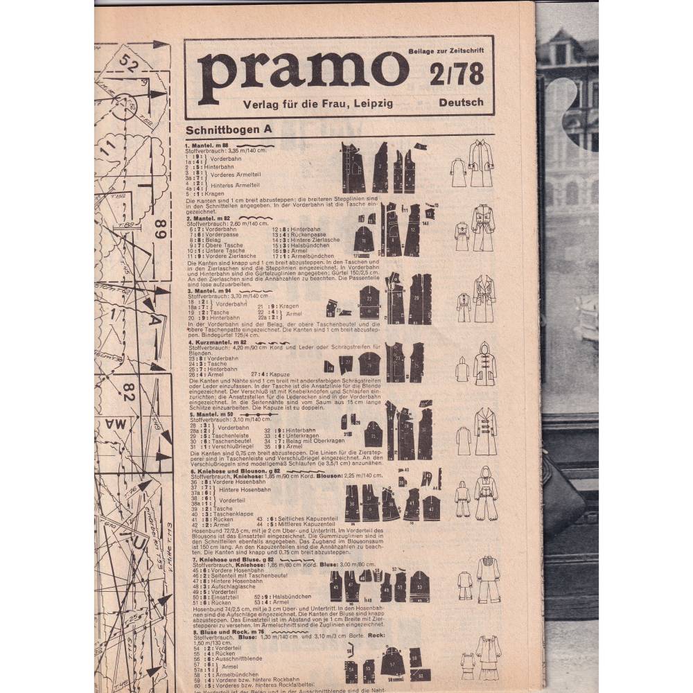 Zeitschrift Pramo 2/1978 DDR Vintage aus den 1970er Jahren