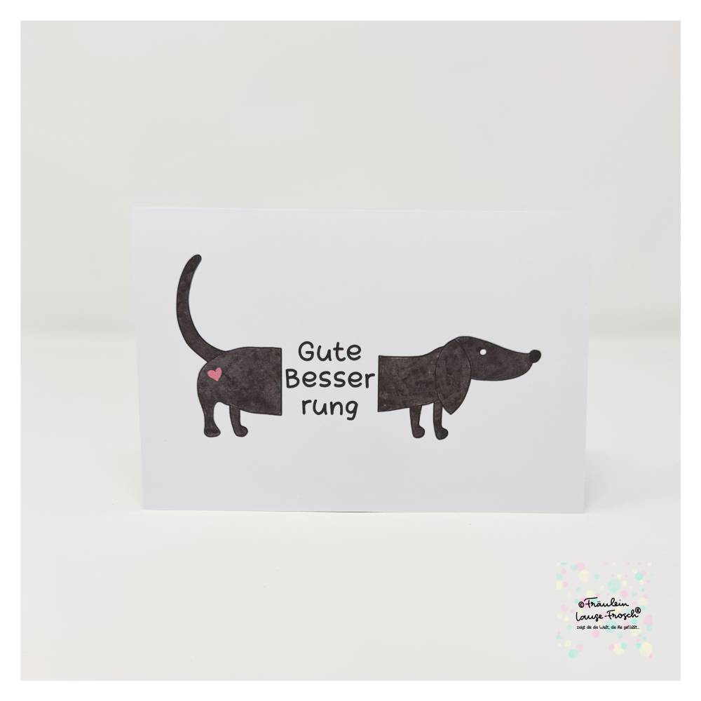 Postkarten Set "Dackelliebe" für jeden Anlass