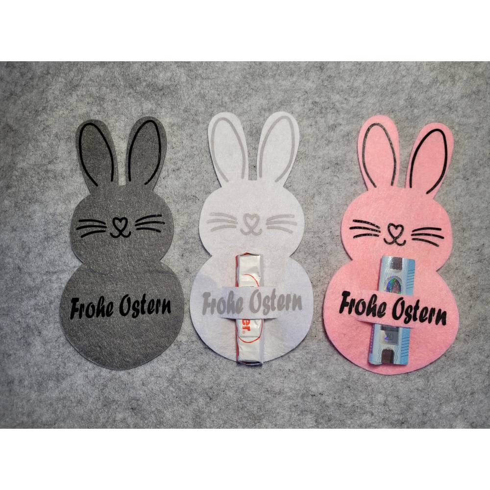 Osterhase aus Filz. Ostern,Hase .Für Geldgeschenke oder Praline ...