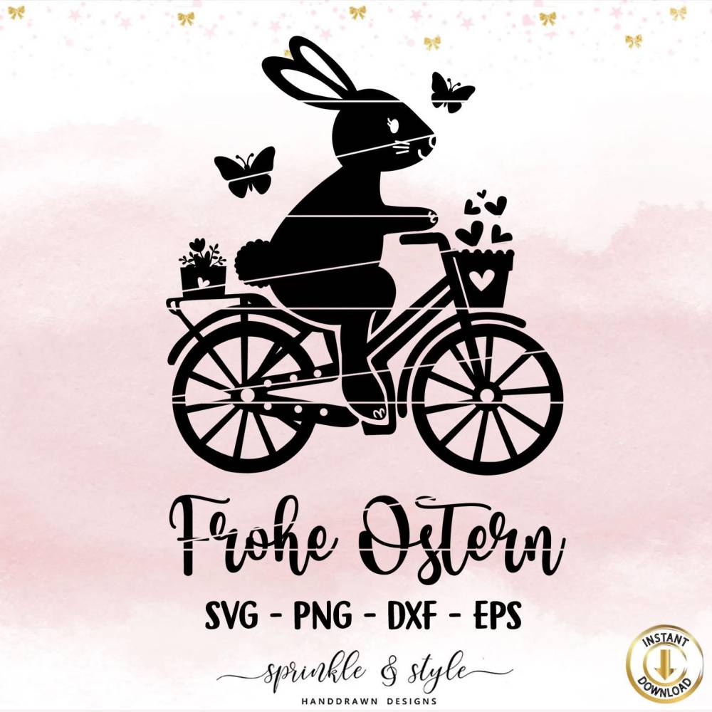 Plotterdatei Ostern, Frohe Ostern, Laserdatei Ostern, Cricut, Osterhase png, Frühling PNG ...