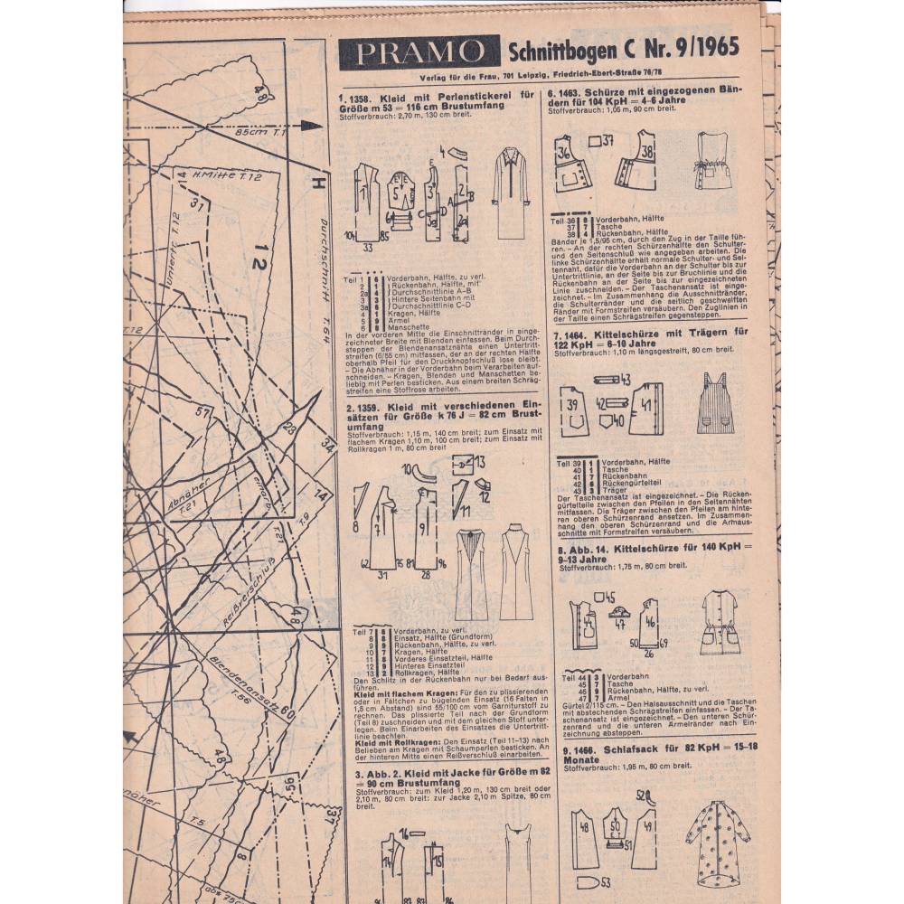Zeitschrift Pramo 9/1965 DDR Vintage aus den 1960er Jahren