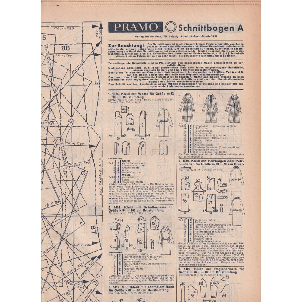 Zeitschrift Pramo 12/1965 DDR Vintage aus den 1960er Jahren