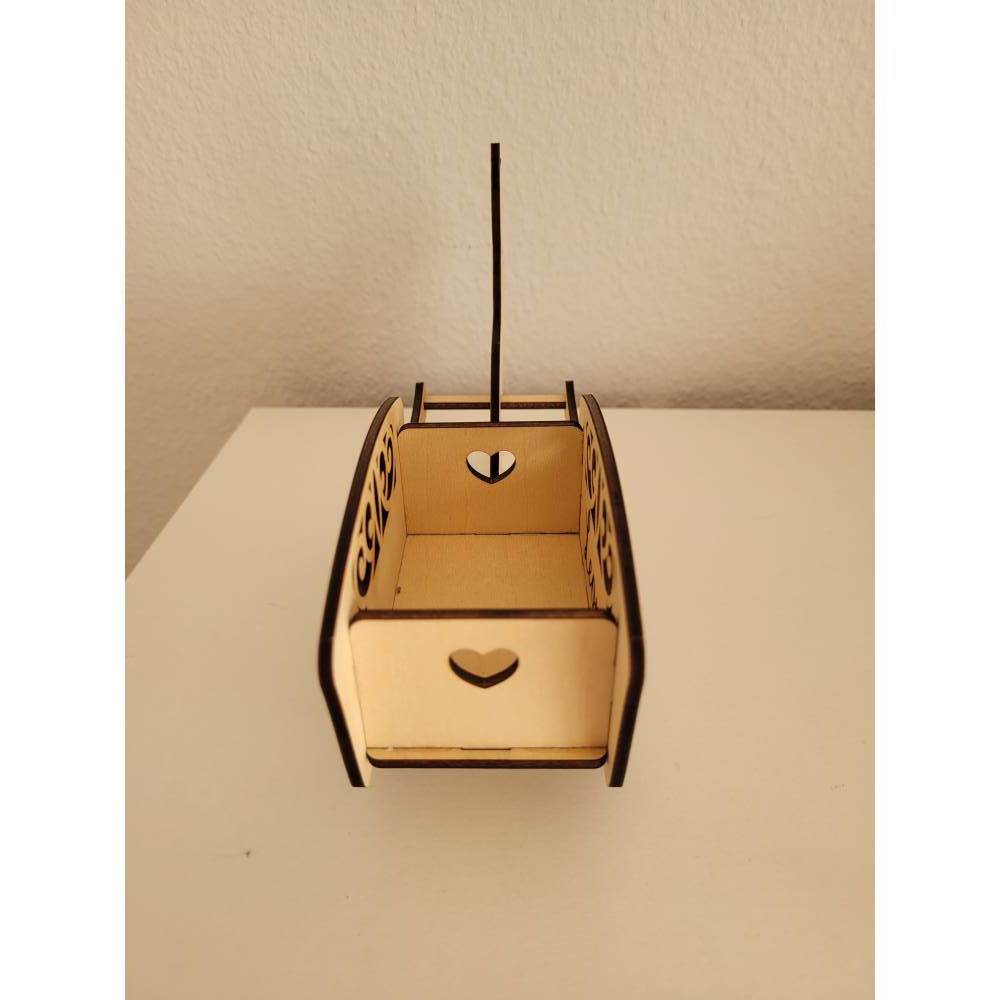 Osterhase mit einem Wagerl für Schokoeier,Holz,Ostern,