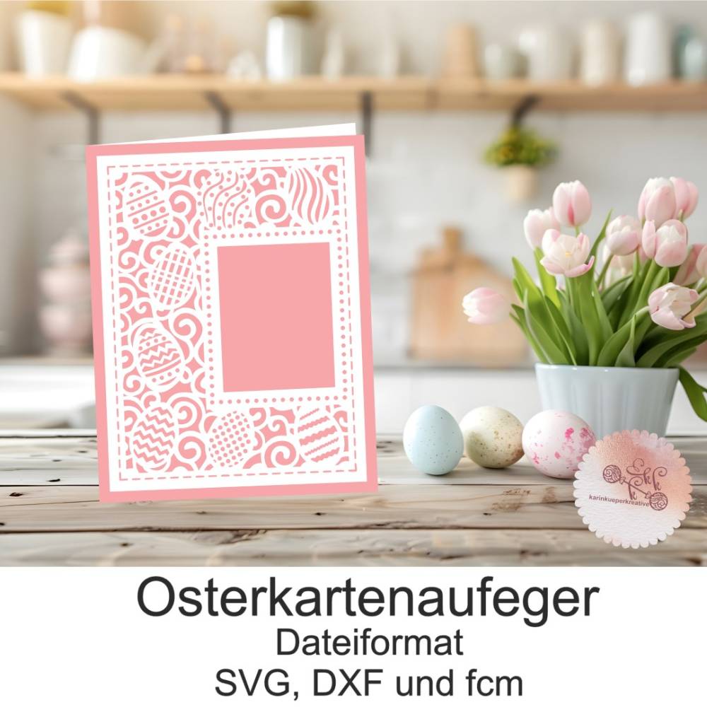 Plotterdatei Osterkartenaufleger