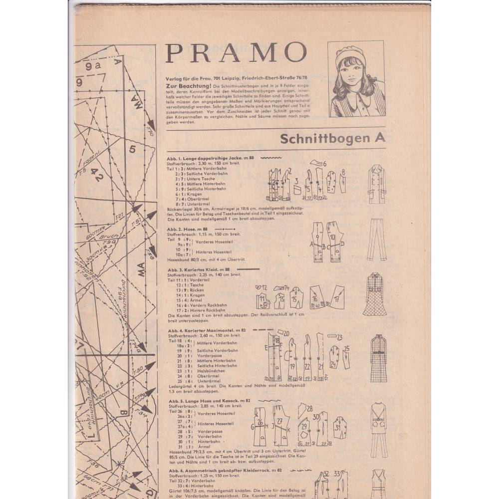 Zeitschrift Pramo 8/1970 DDR Vintage aus den 1970er Jahren