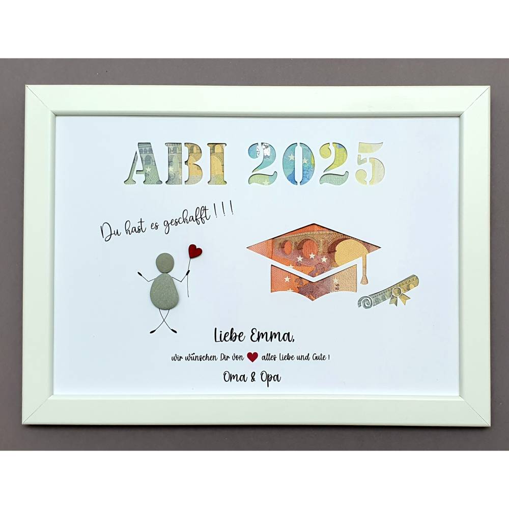 Abitur Geldgeschenk, Geschenk Abitur, individuelles Geschenk