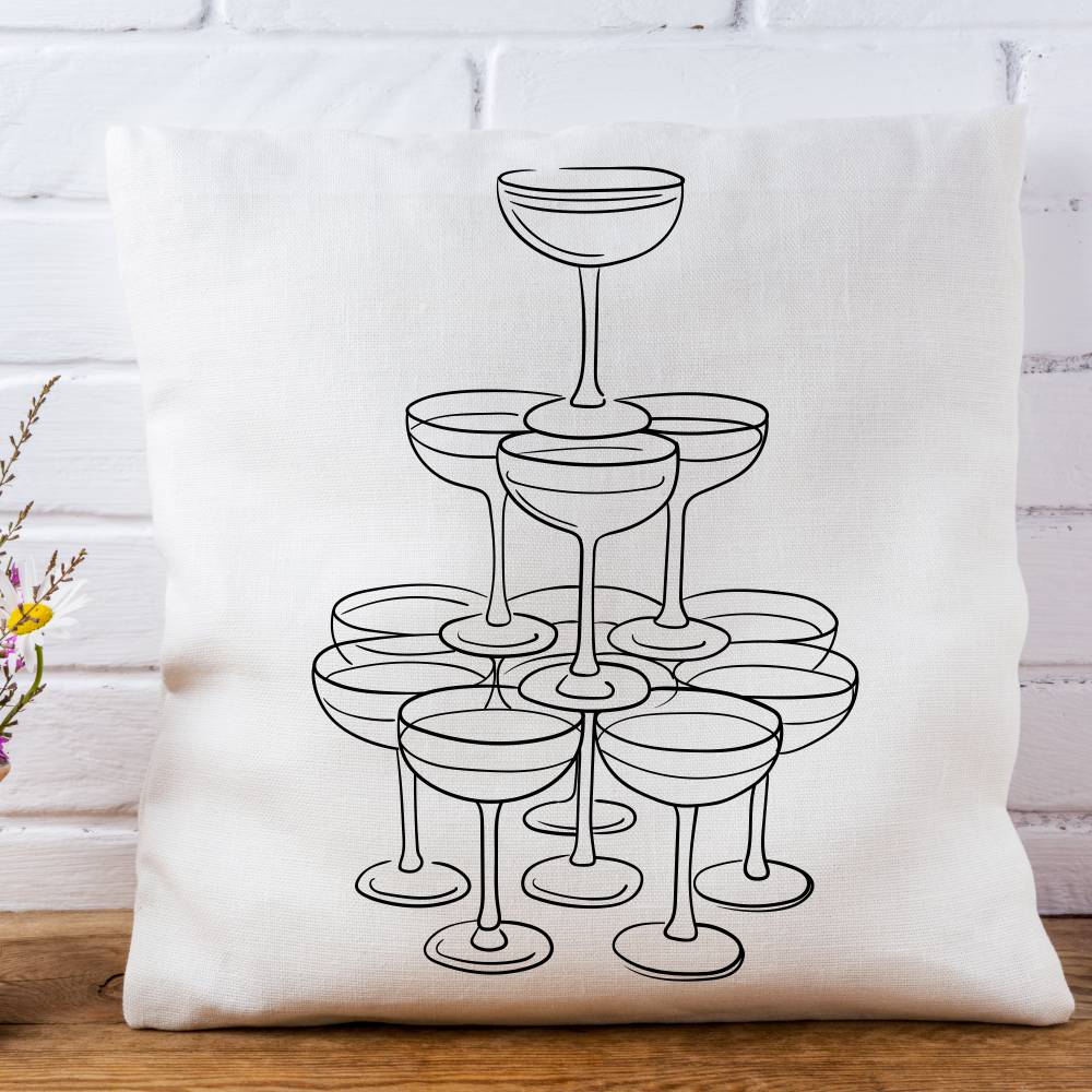 Champagner Turm Champagne tower Bundle PNG SVG Datei - Download Plotterdatei - svg png Datei ...