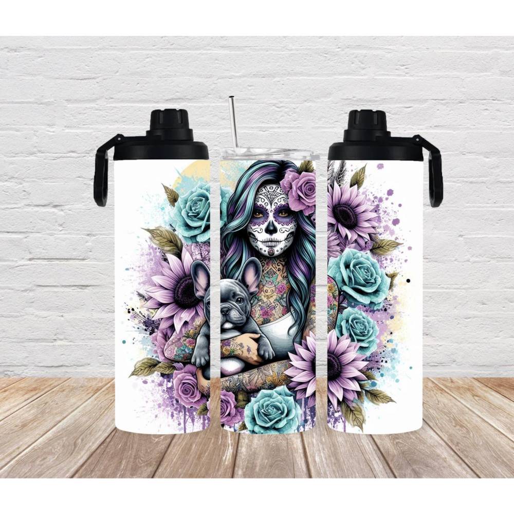 Thermobecher 590ml "La Catrina Frenchie"