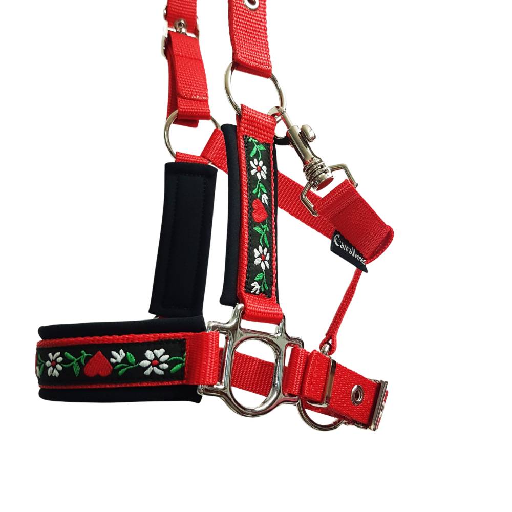 Halfter Shetty XS Heidi Pferdehalfter Halfter Shetty XS rot