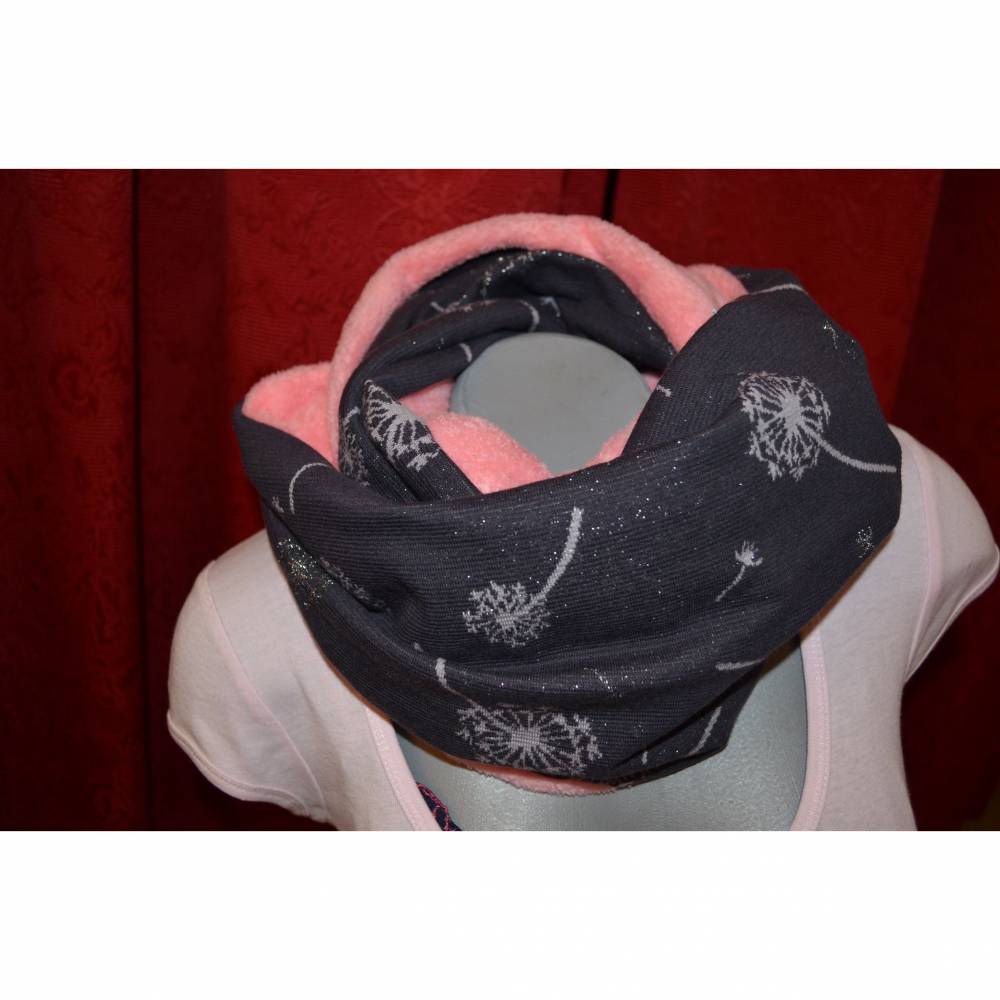 KuschelLoop Pusteblumen Glitzer Winter