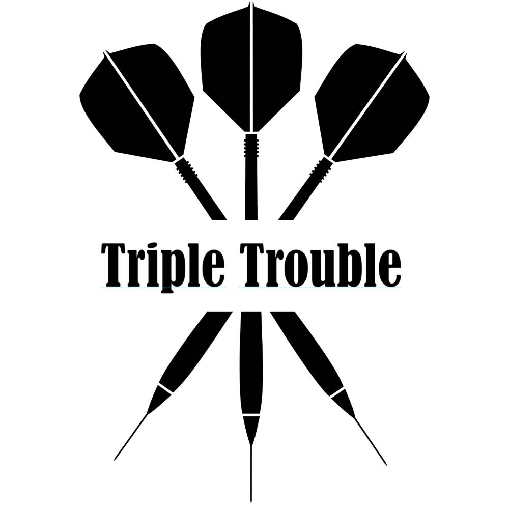 "Triple Trouble" Vektorgrafik - Dateiformate SVG/PDF/PNG