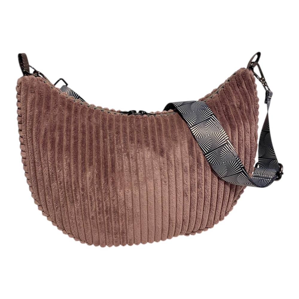 Moonbag Bananentasche aus Breitcord in Altrosa – Vielseitige Cordtasche ...