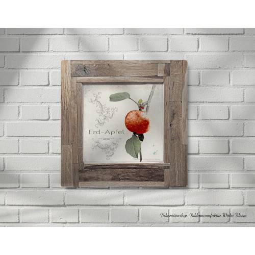 KAROTTENBLÜTEN Wanddeko Blumenbild Landhausstil Kunstdruck