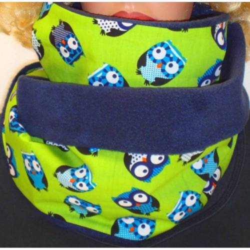 Schlauchschal Loopschal in Beere-color handgestrickt von