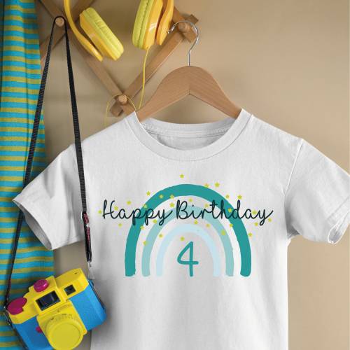 Plotterdatei Regenbogen Traktor