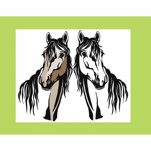 Plotterdatei Pferd , gsp, eps