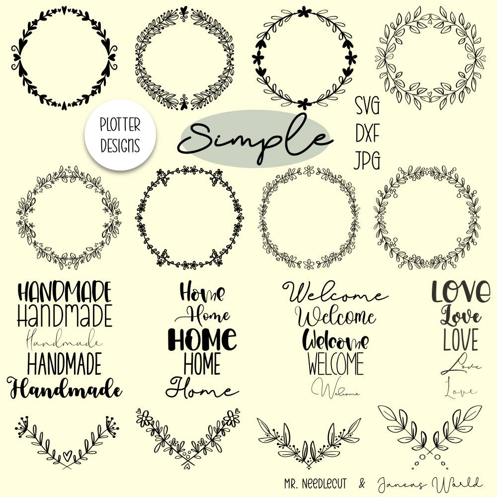 Plotterdatei Janeas World Simple