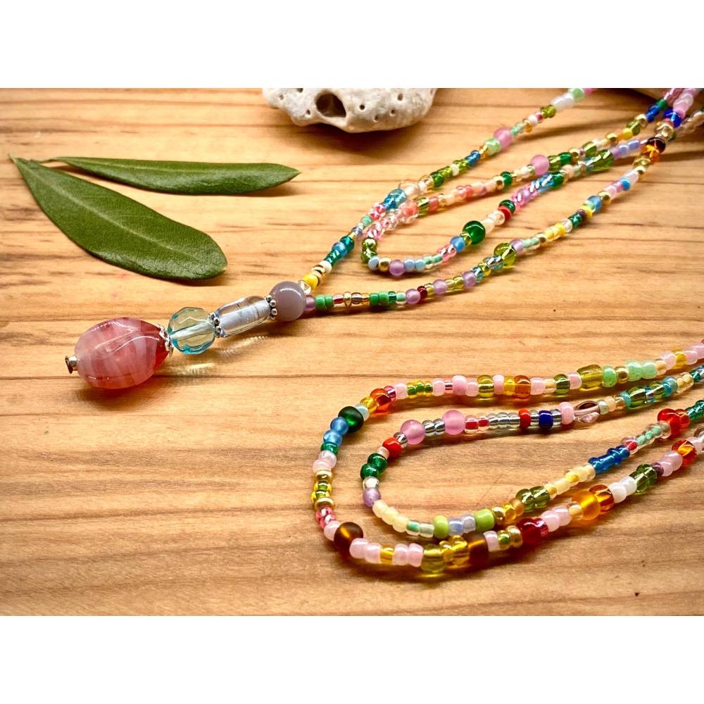 Bunte Perlen Kette