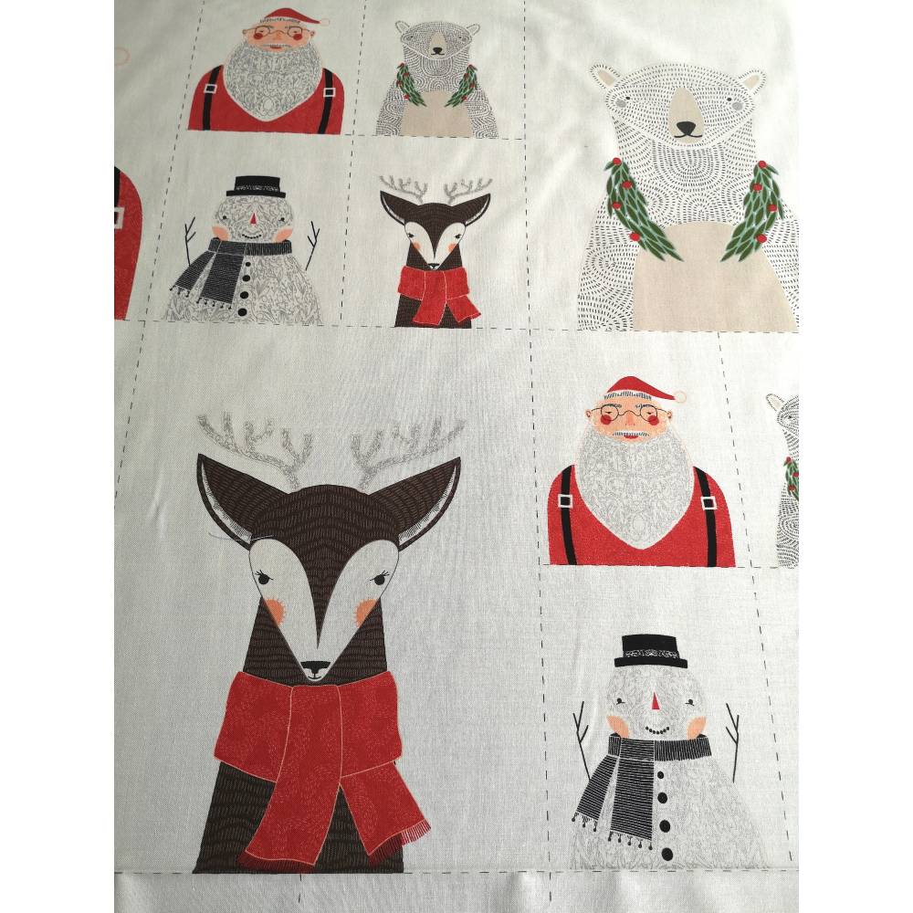 Patchworkstoff "Merrymaking" von Gingiber Panel mit