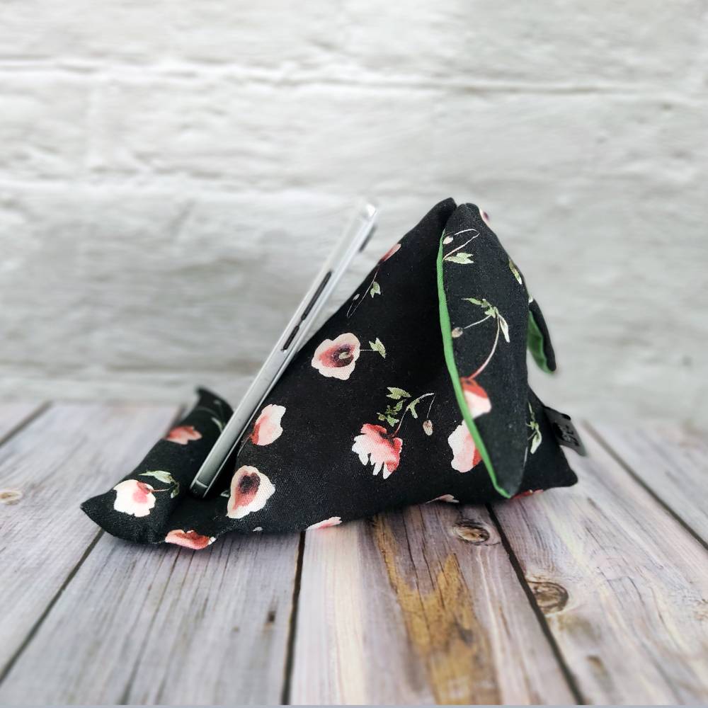 Handykissen / Sitzsack MOHNBLUME Sitzhasi - Smartphonestütze mit ...
