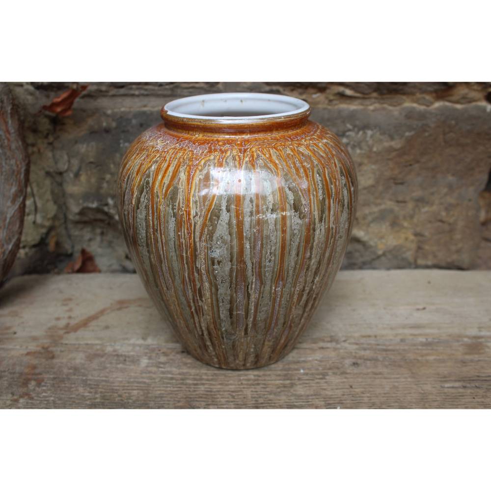 Scheurich Vase 504-20 Laufglasur WGP 60er 70er Jahre West Germany