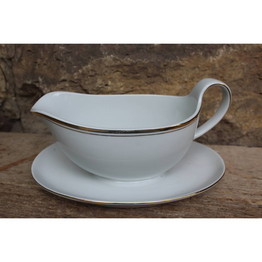 Sauciere Goldrand Kahla 50er 60er Jahre DDR