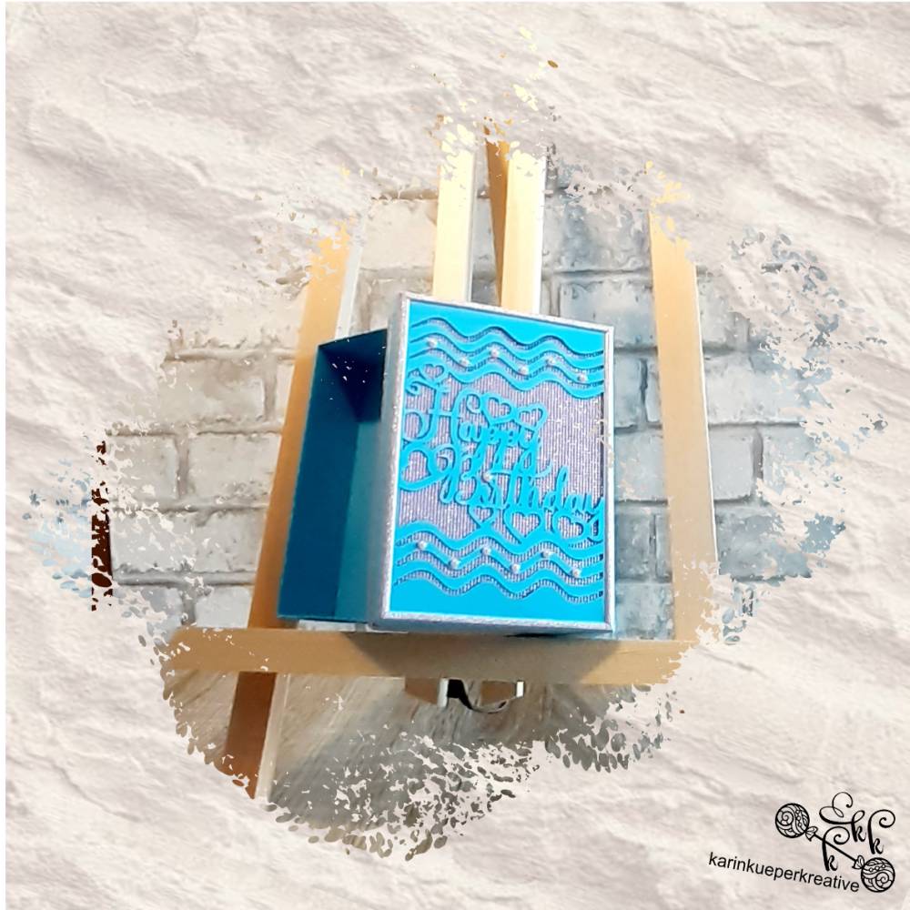 Plotterdatei Happy Birthday Kartenaufleger inkl. Box