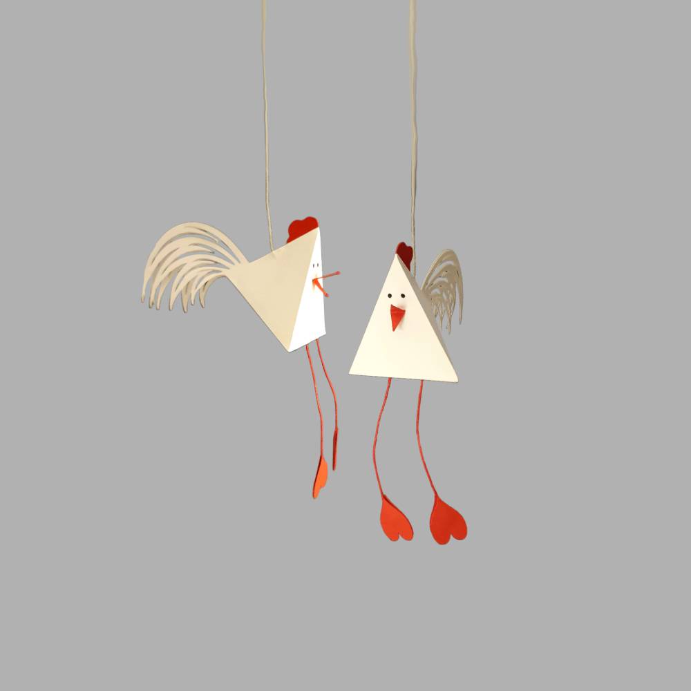 Plotterdatei Hühner Hähne svg Ostern Fensterdeko