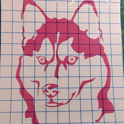 HUSKY ON BOARD Aufkleber Sticker Auto Hund