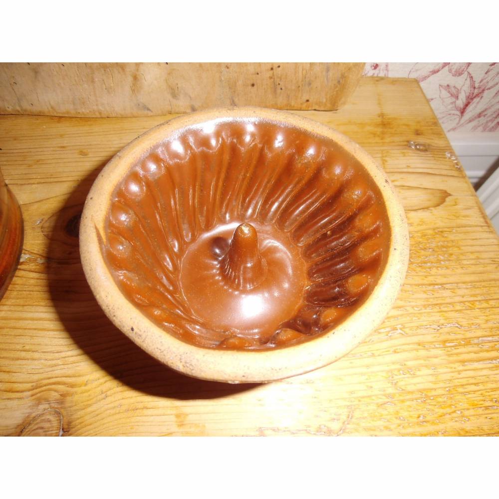 Kleine alte Puddingform Backform Kuchenform Form backen Küche