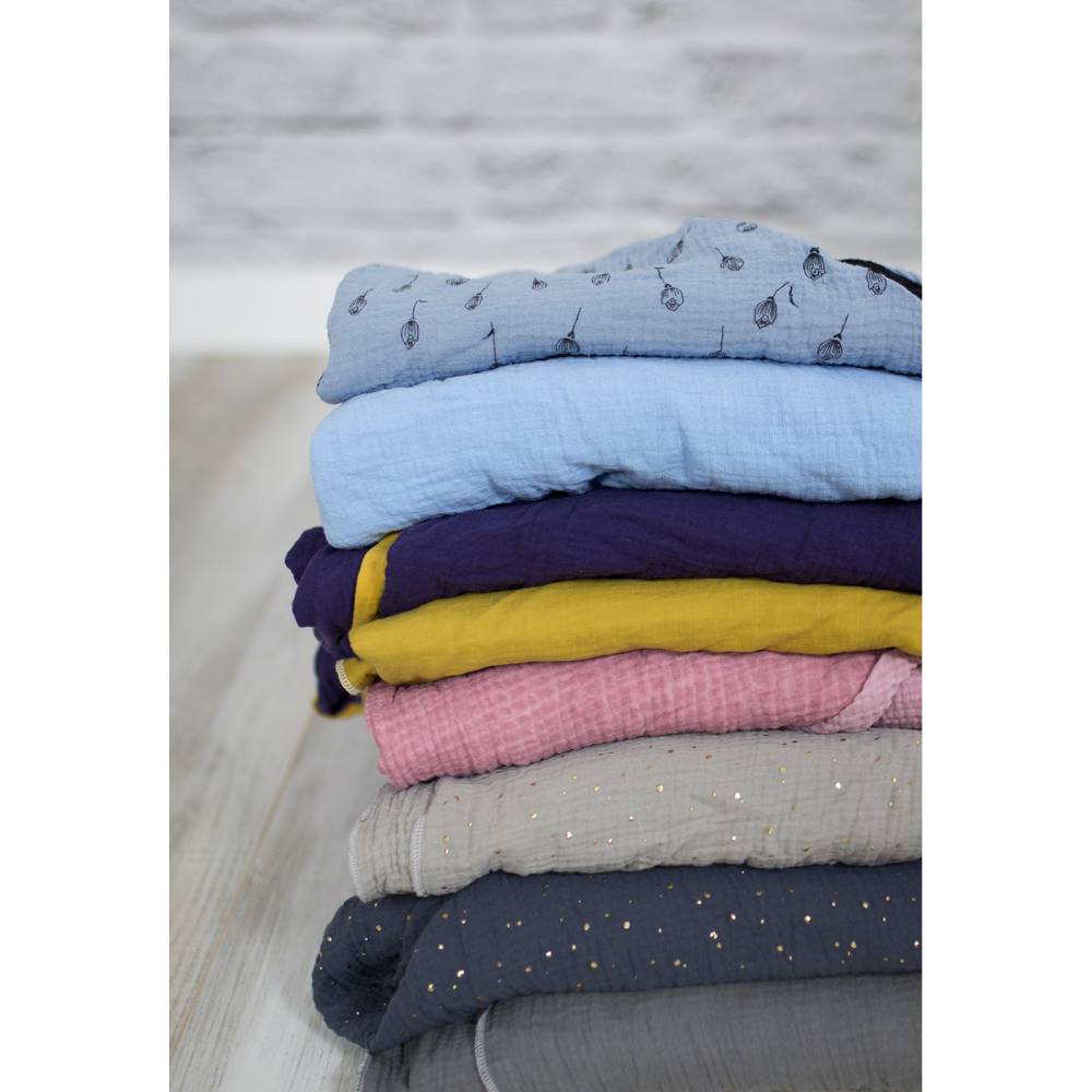 XXXL Schal Tuch Musselin grau rosa