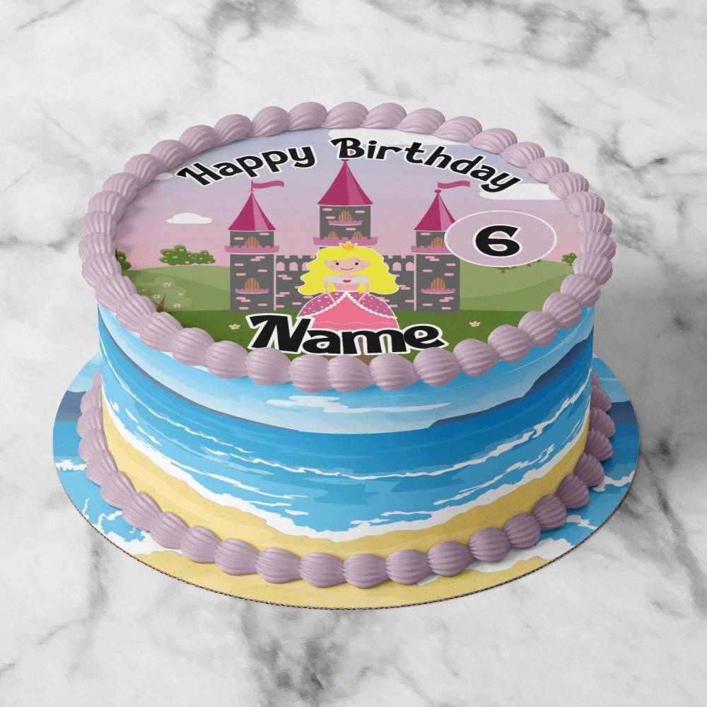 Tortenaufleger Tortendeko Prinzessin Geburtstag personalisiert Kind Kuchen Cake Topper Fondant ...