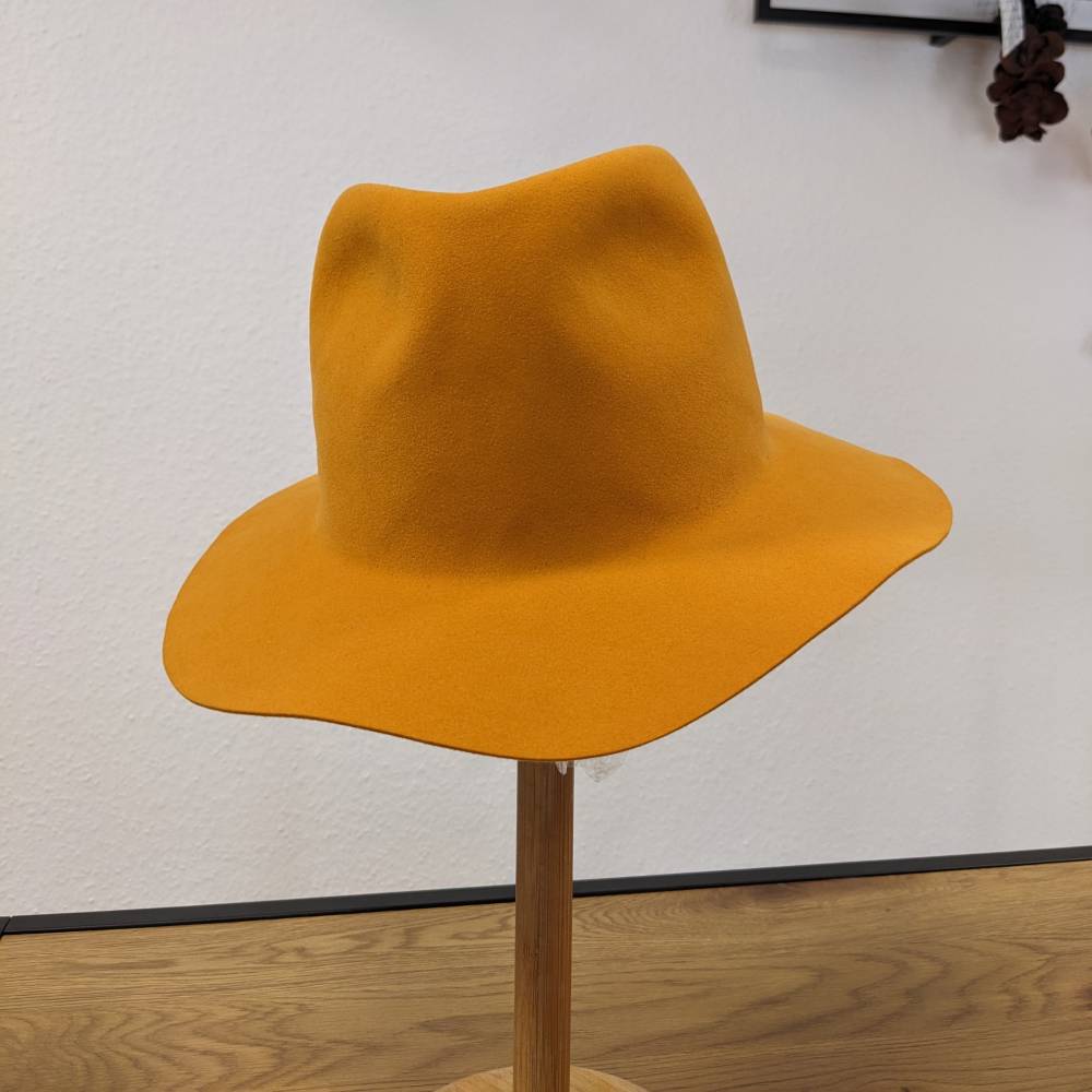 Filzhut Fedora Trilby Curry für Damen und Herren