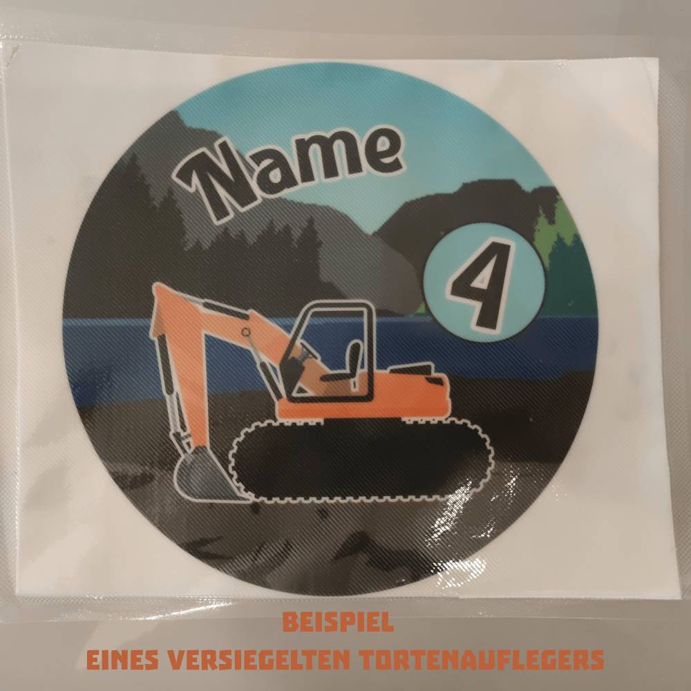 Tortenaufleger Tortendeko Regenbogen Geburtstag personalisiert