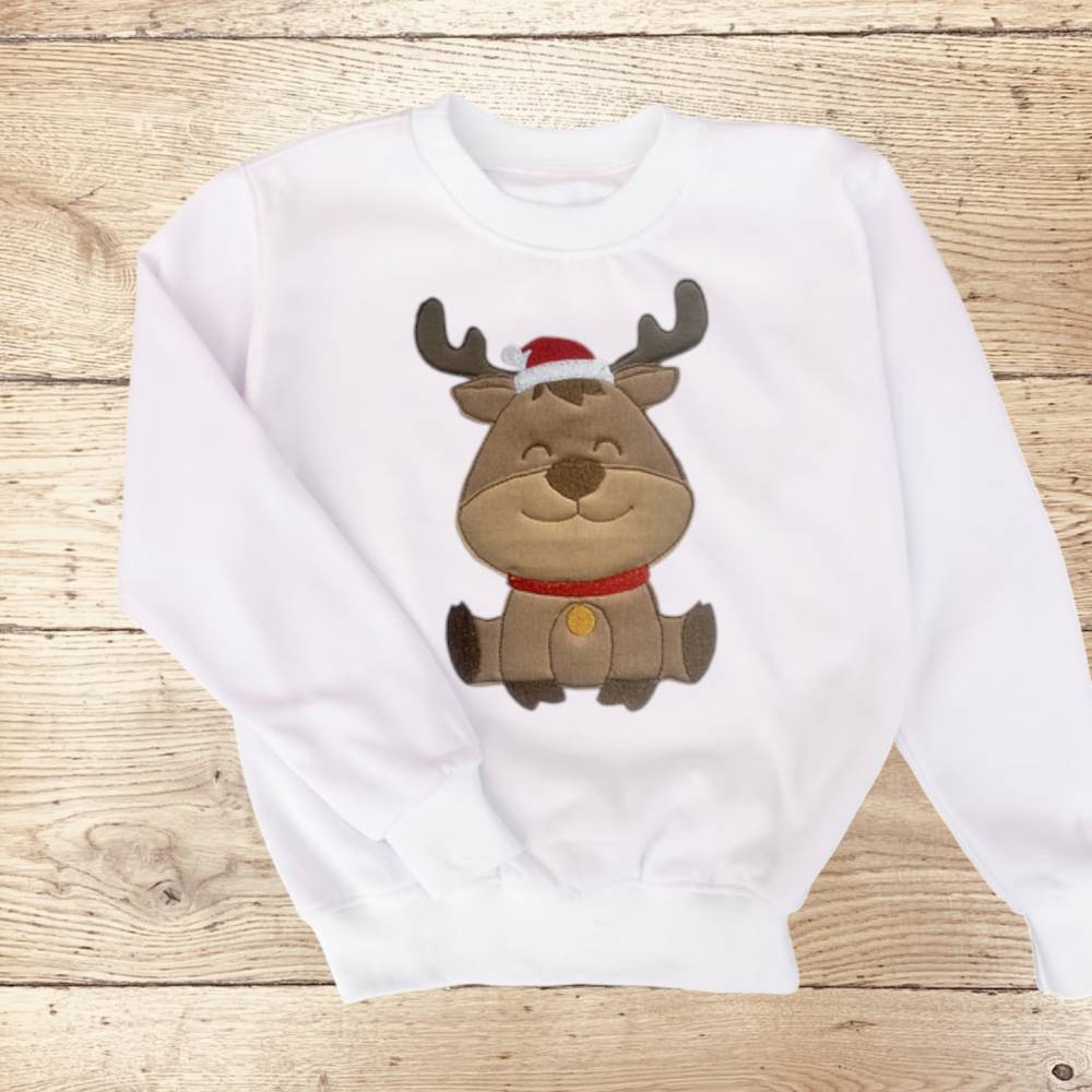 Stickdatei Doodle Rentier, Elch Weihnachten Set 900