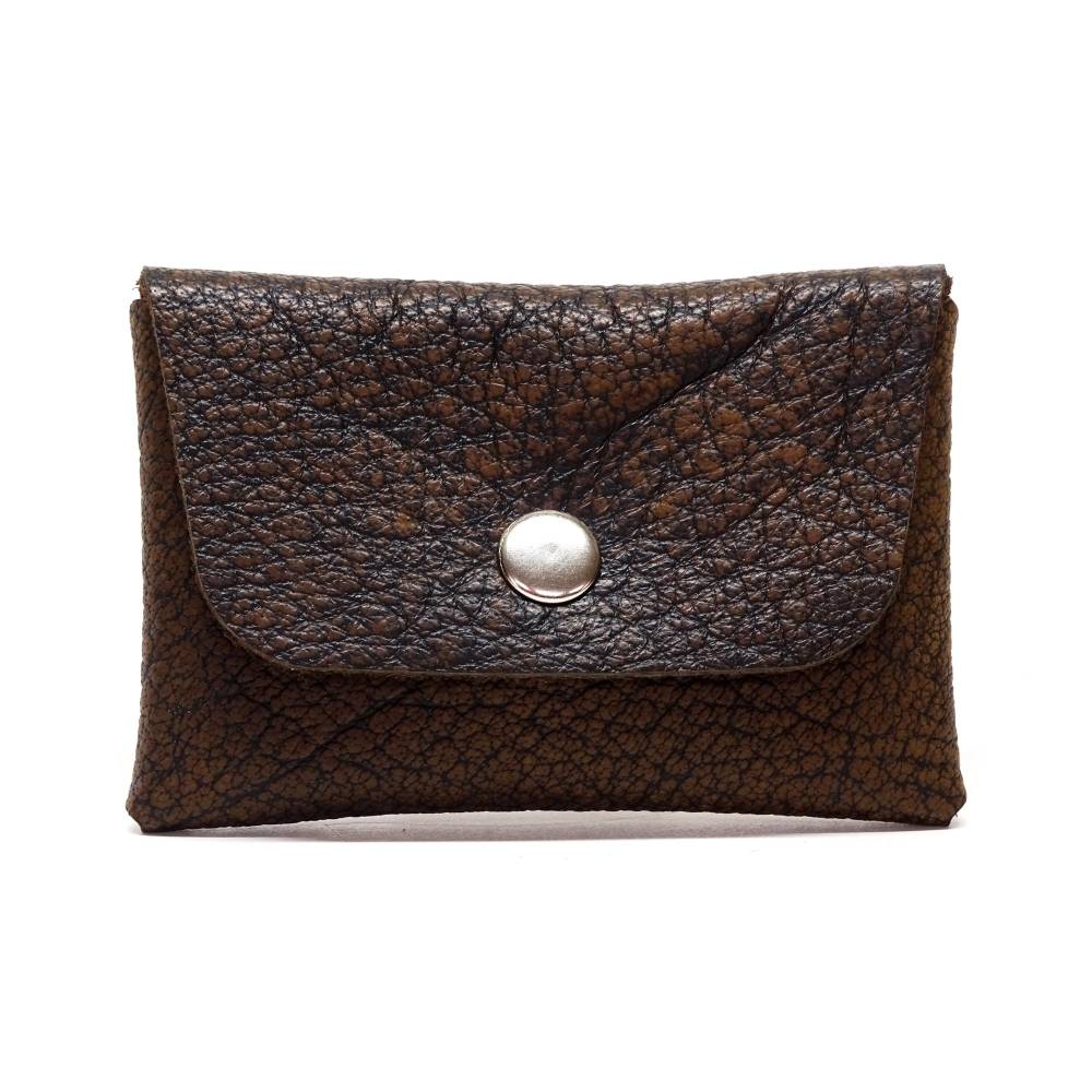 Karten Etui Geldbörse Echtes Leder Cards and Cash Buffalo Crust
