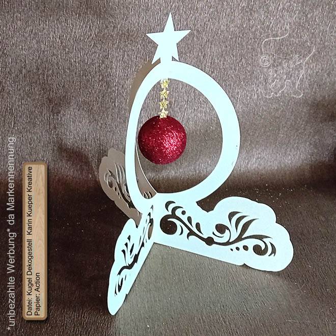 Plotterdatei Kugel Dekogestell