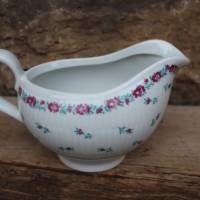 Sauciere Handbemalt Blüten Dekor Kahla Porzellan DDR