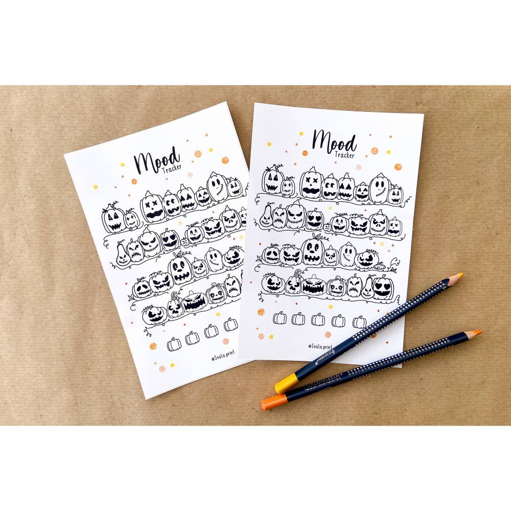 Mood Tracker Sticker | To Go Sticker | Bulletjournal Sticker